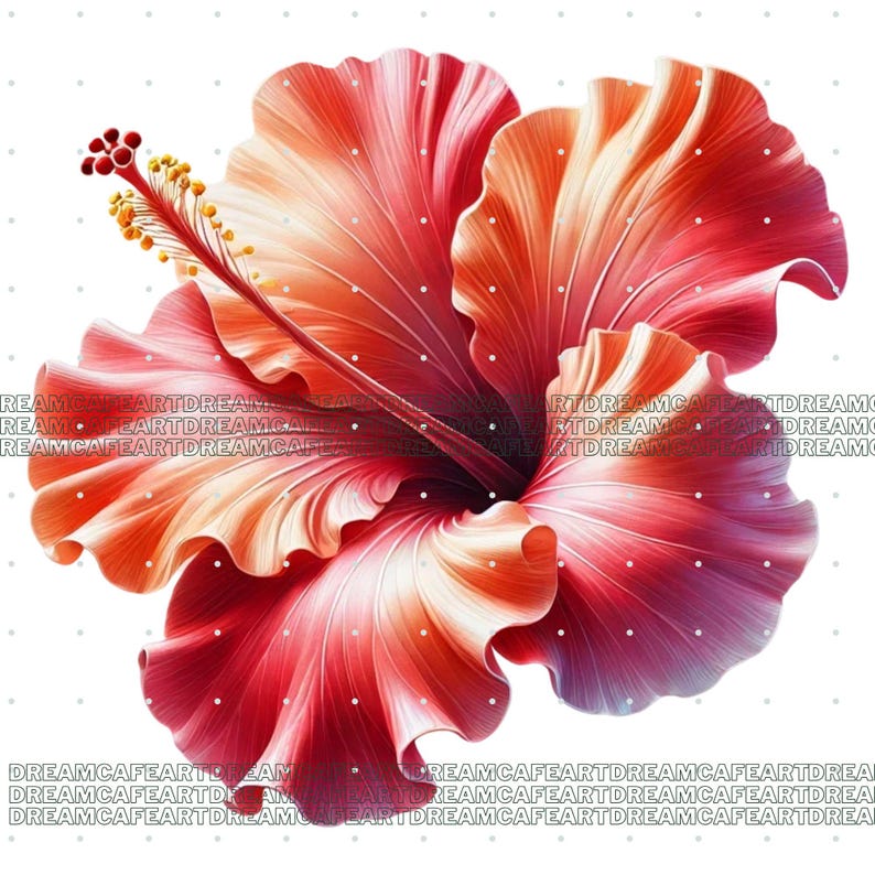 90 PNG Tropical Hibiscus Clipart Bundle | Bright Floral Illustrations ...
