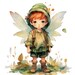 12 Fairy Boys Watercolor Clipart Art Set, Tooth Fairy Boy PNG ...