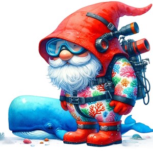 25 PNG, Doctor Gnome Clipart Bundle, Gnome Veterinarian Animal ...