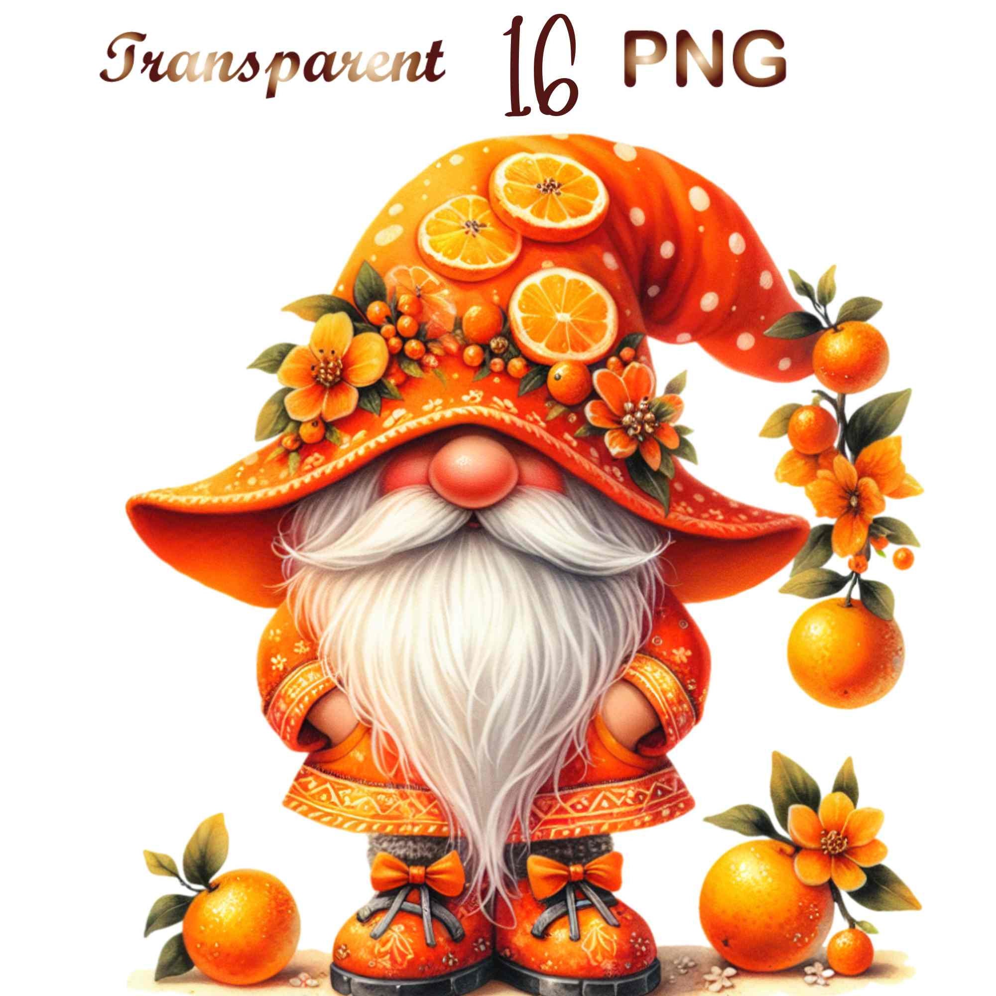 16 Summer Gnome Bundle Clipart PNG, Gnomes, Cute Gnome Png, Cute Gnome ...