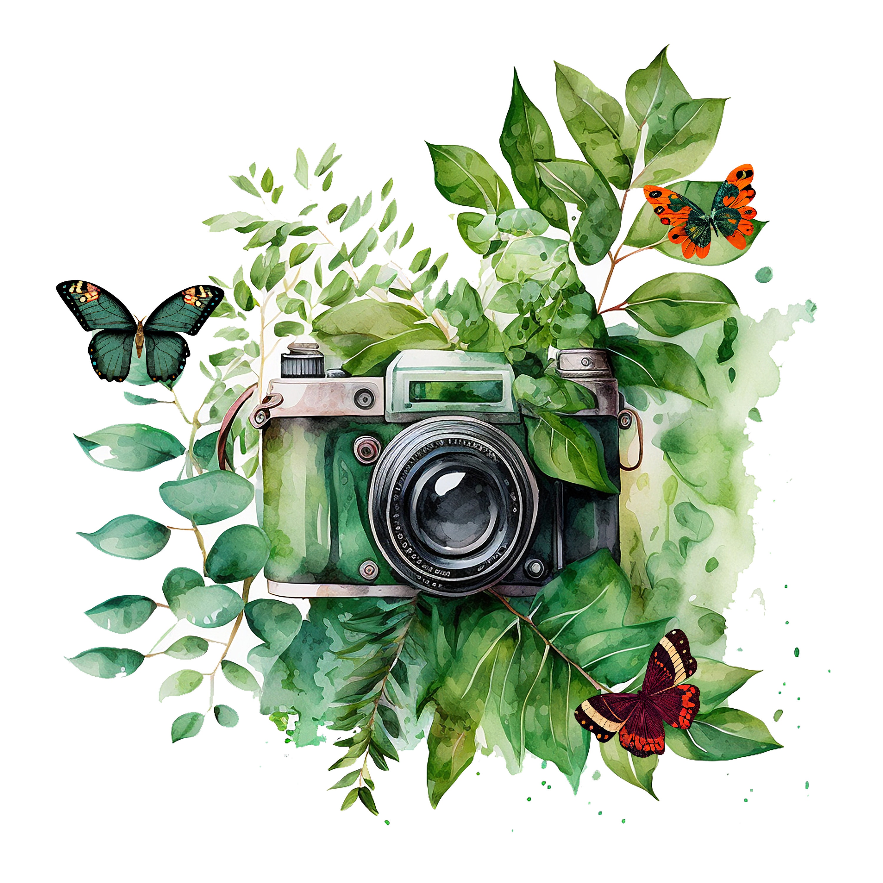 10 Watercolor Camera Clipart Camera Clipart Camera Clip Art - Etsy UK