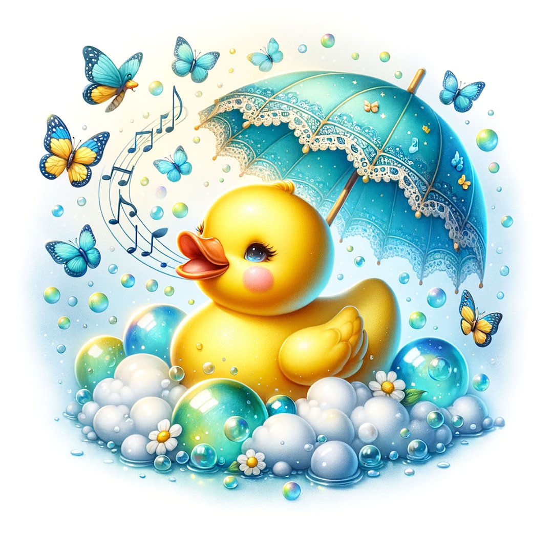 43 JPG, Rubber Duck Clipart Bundle, Rubber Duck Clipart,commercial Use ...
