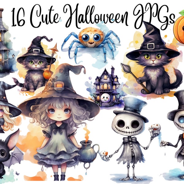 Halloween Clipart - Etsy