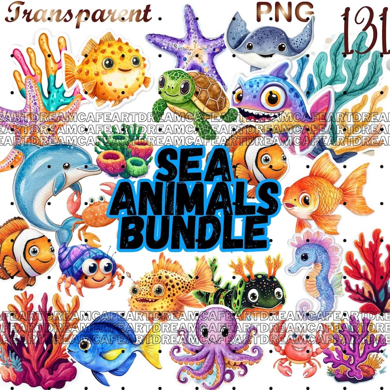 Cute Sea Theme Stickers - Etsy