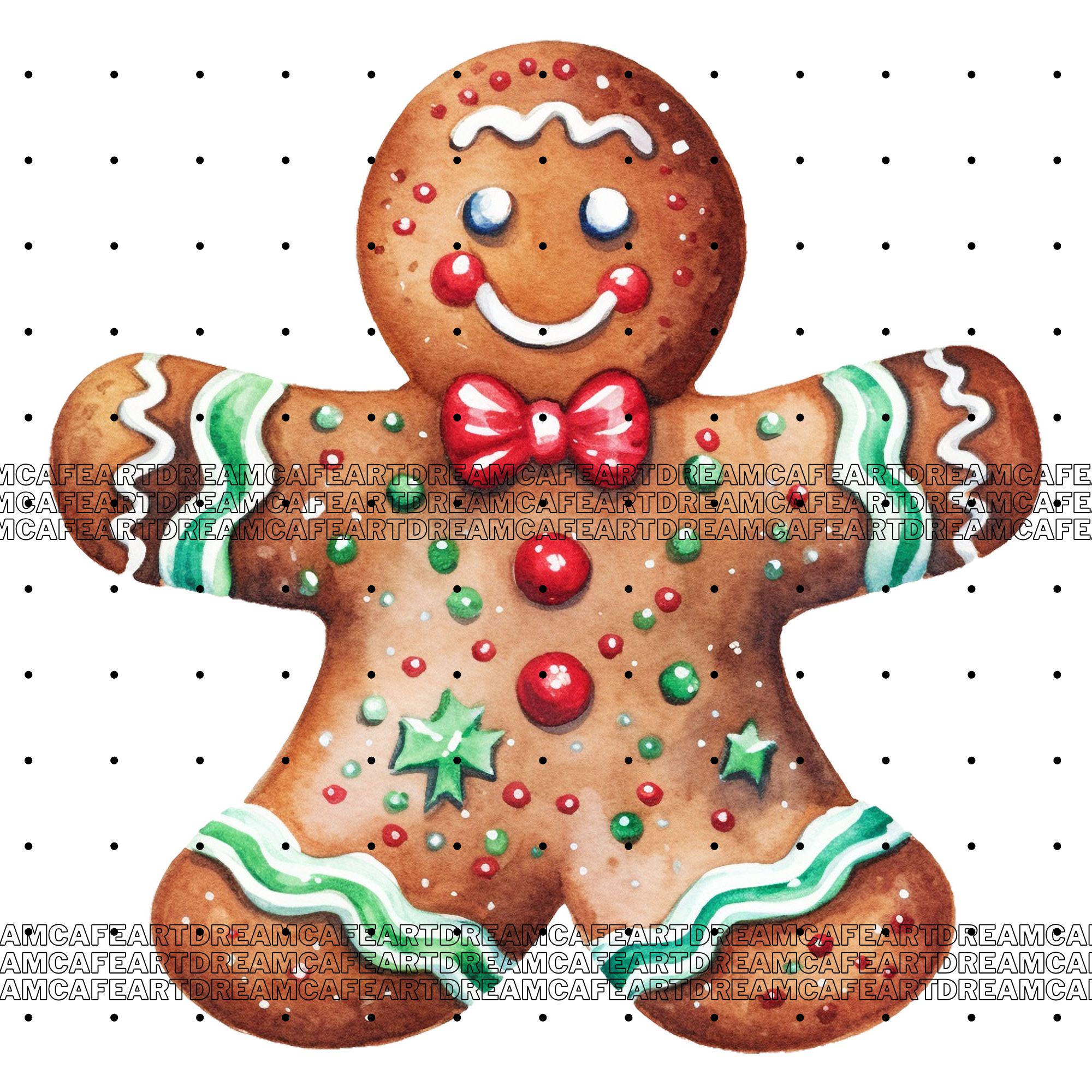 21 Gingerbread Man Clipart, Set 2, High Quality Jpgs,digital Download ...
