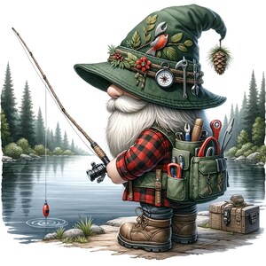 30 Jpgs Watercolor Camping Gnome Clipart Bundle, Fall Gnomes, Camp Fire ...