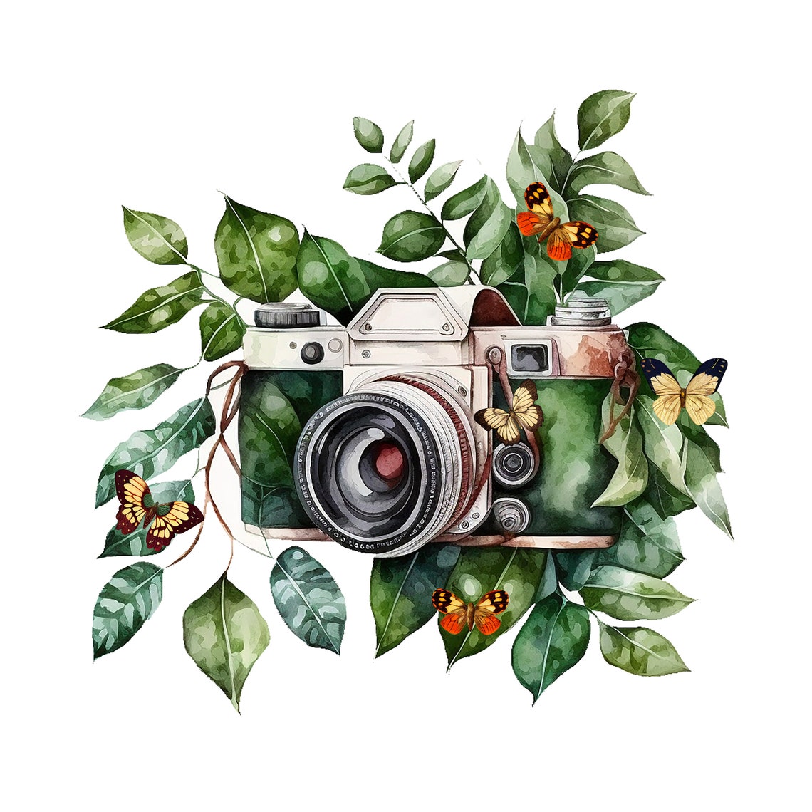 10 Watercolor Camera Clipart, Camera Clipart, Camera Clip Art, Jpgs ...