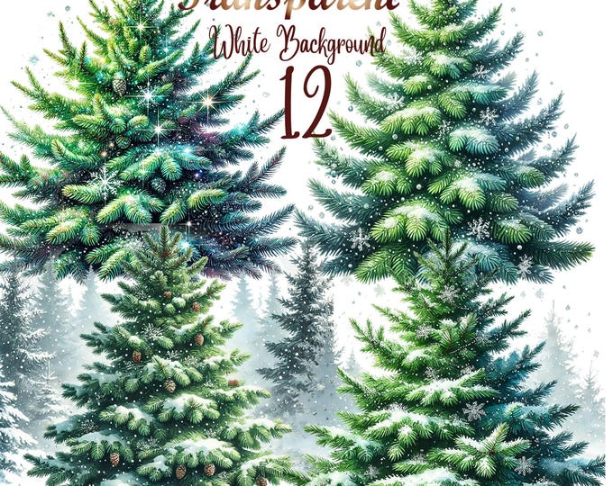 Gold Christmas Clipart Png Bundle, Watercolor Winter Clipart, Gold ...