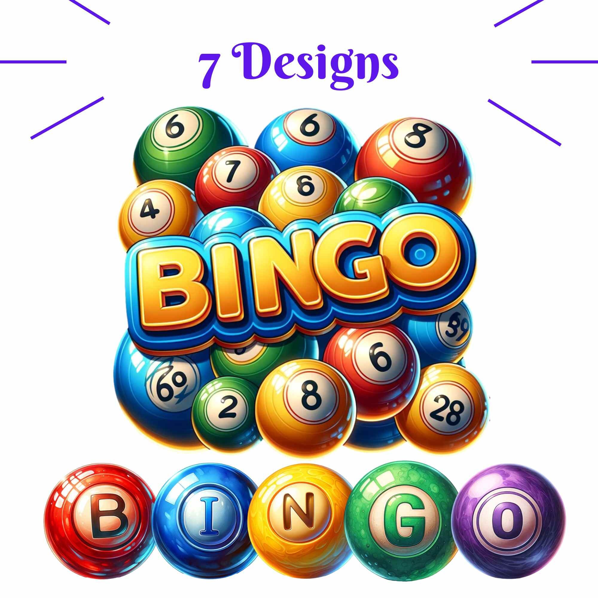 7 PNG Bingo Clipart, Bingo Sublimation Design, Clipart Bingo,bingo ...