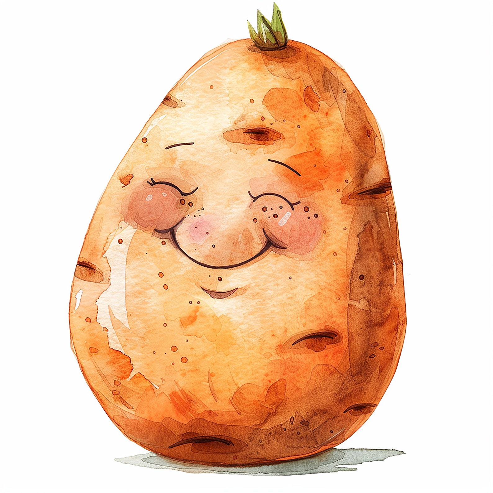 60+PNG, Vegetable Clipart Bundle, Watercolor Cute Vegetable Clipart ...
