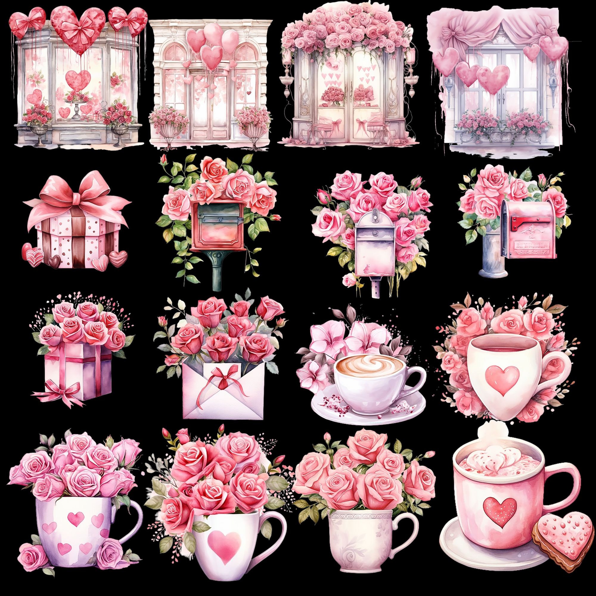 65 Pastel Pink Valentine's Day PNG, Cupid Valentines Love Clipart ...