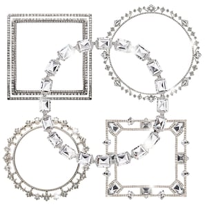 29 Diamond Frames Clipart PNG, Diamond Frame Clipart Bundle ...