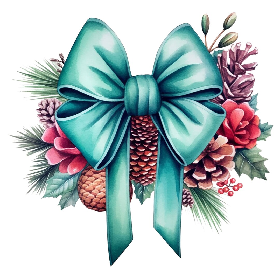 15 Christmas Bows Clipart Png,christmas Clipart,winter Clipart,holiday ...