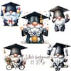 Graduation Gnomes Clipart Gnome Clip Art Graduate Clipart School Gnome ...