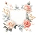 Flower Frame Clipart Bundle, 23 PNG Floral Frames Clipart,flower Border ...