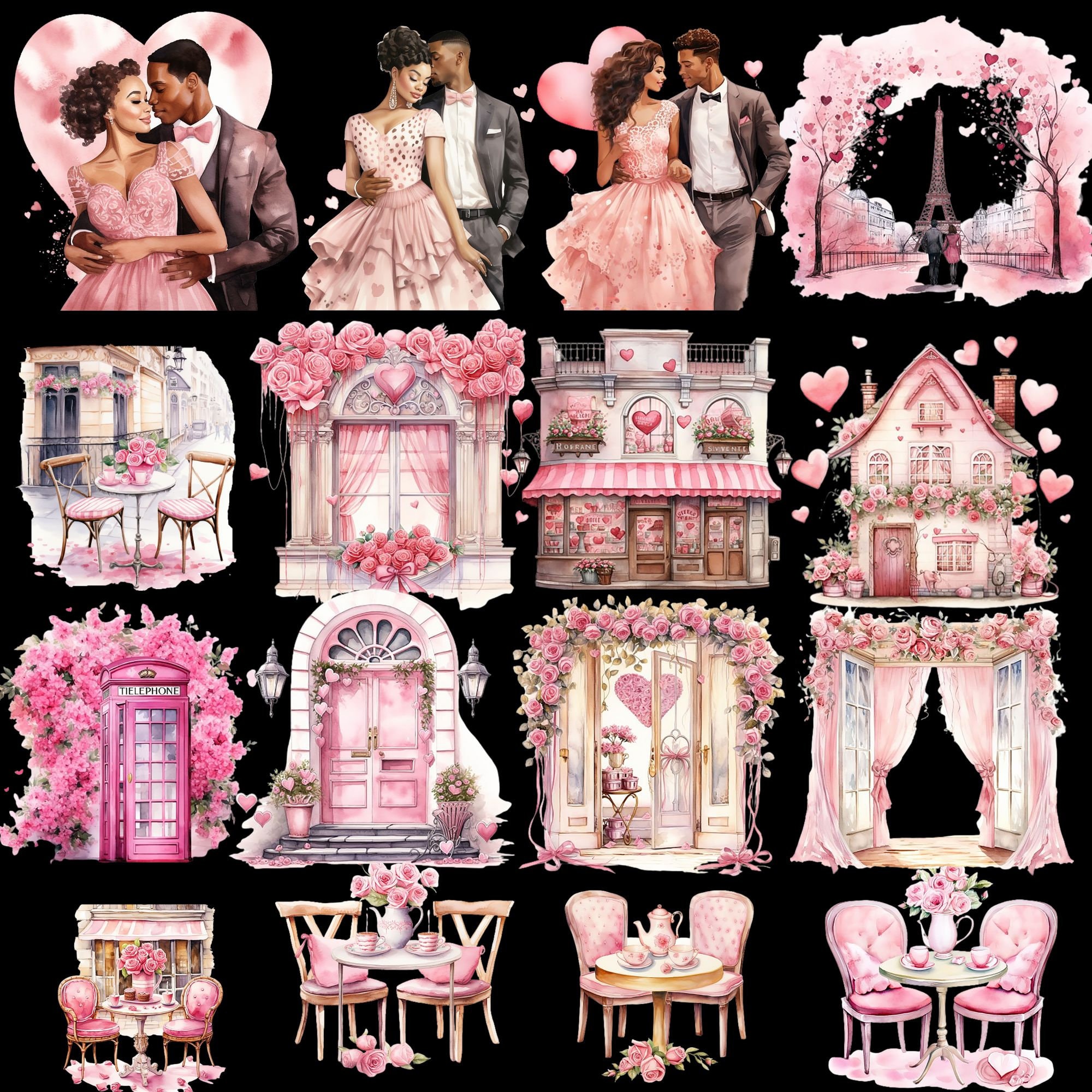 65 Pastel Pink Valentine's Day PNG, Cupid Valentines Love Clipart ...