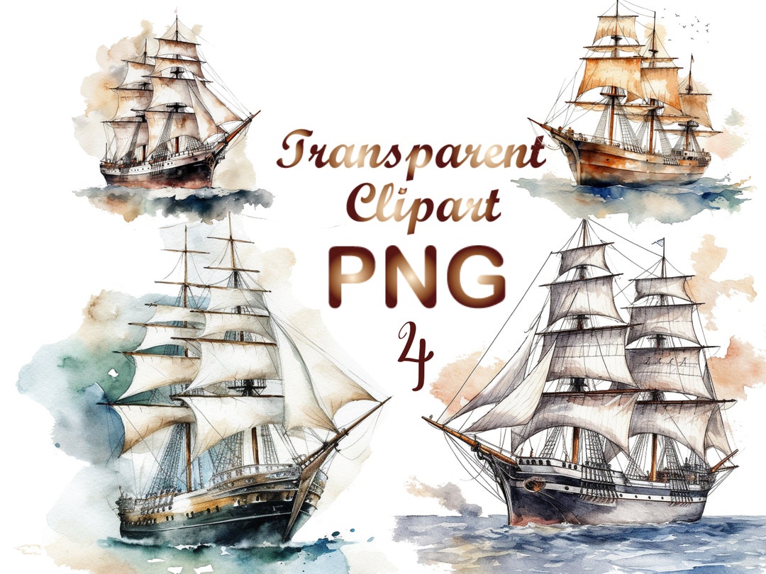 4 Vintage Ship PNG, Ship Png, Vintage Ship Clipart, Ship Sublimation ...