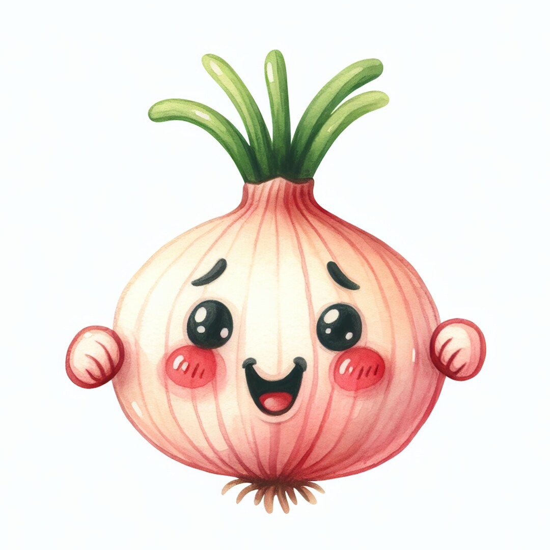 50 JPG, Cute Vegetable Clipart Bundle, Watercolor Vegetable Clipart ...