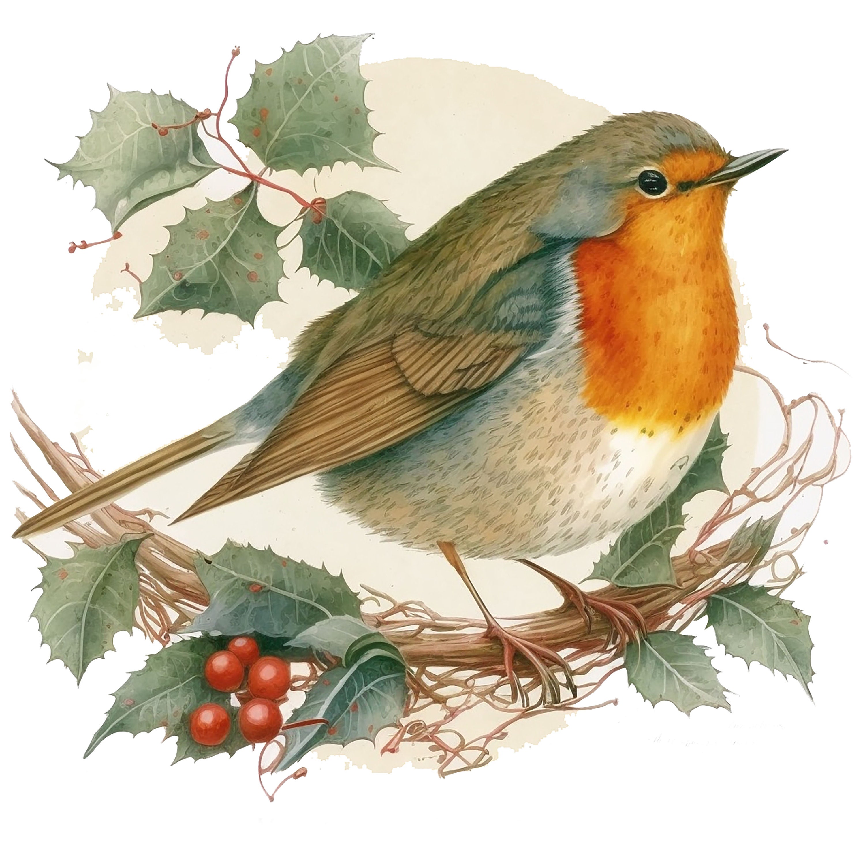 10 Robin Clipart Christmas Robin Clipart Red Robin Clipart - Etsy UK