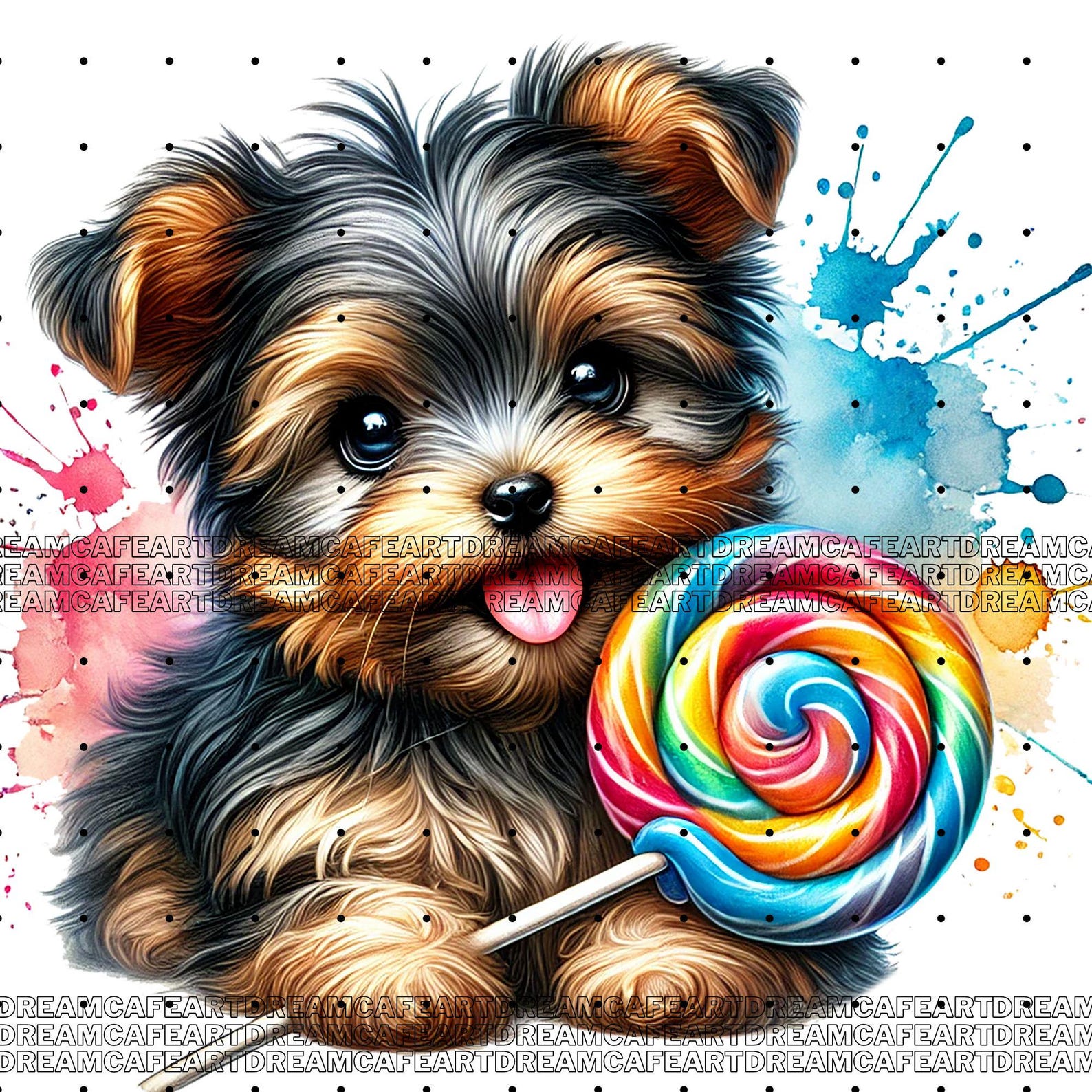 21 PNG Yorkshire Terriers Clipart Bundle, Set 2, Adorable Yorkie ...