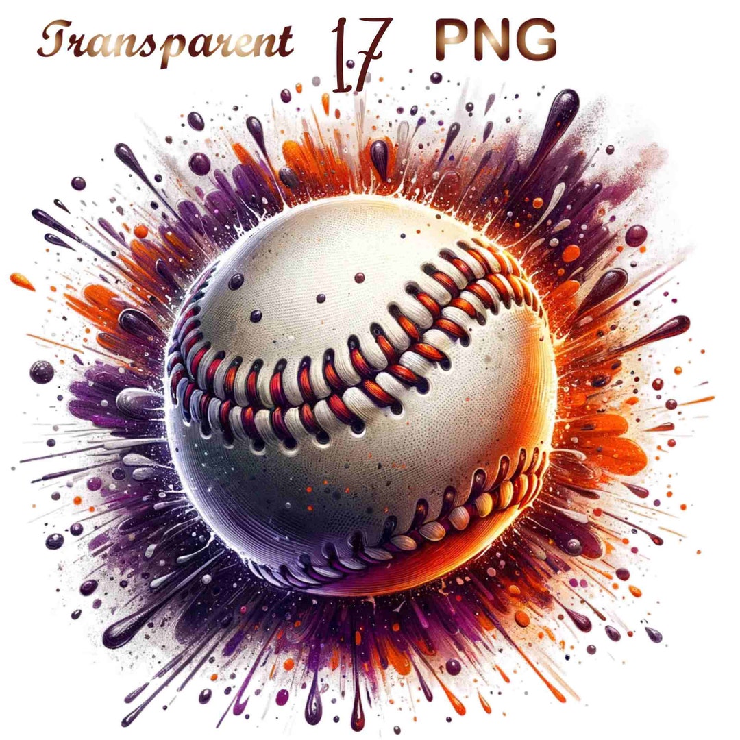 17 Baseball Watercolor Clipart,baseball Field Clipart,baseball Player ...