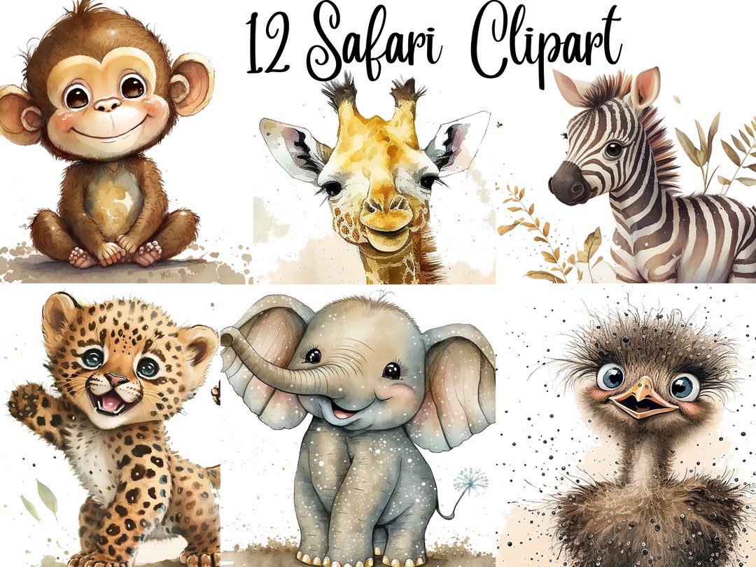 Baby Safari Clipart