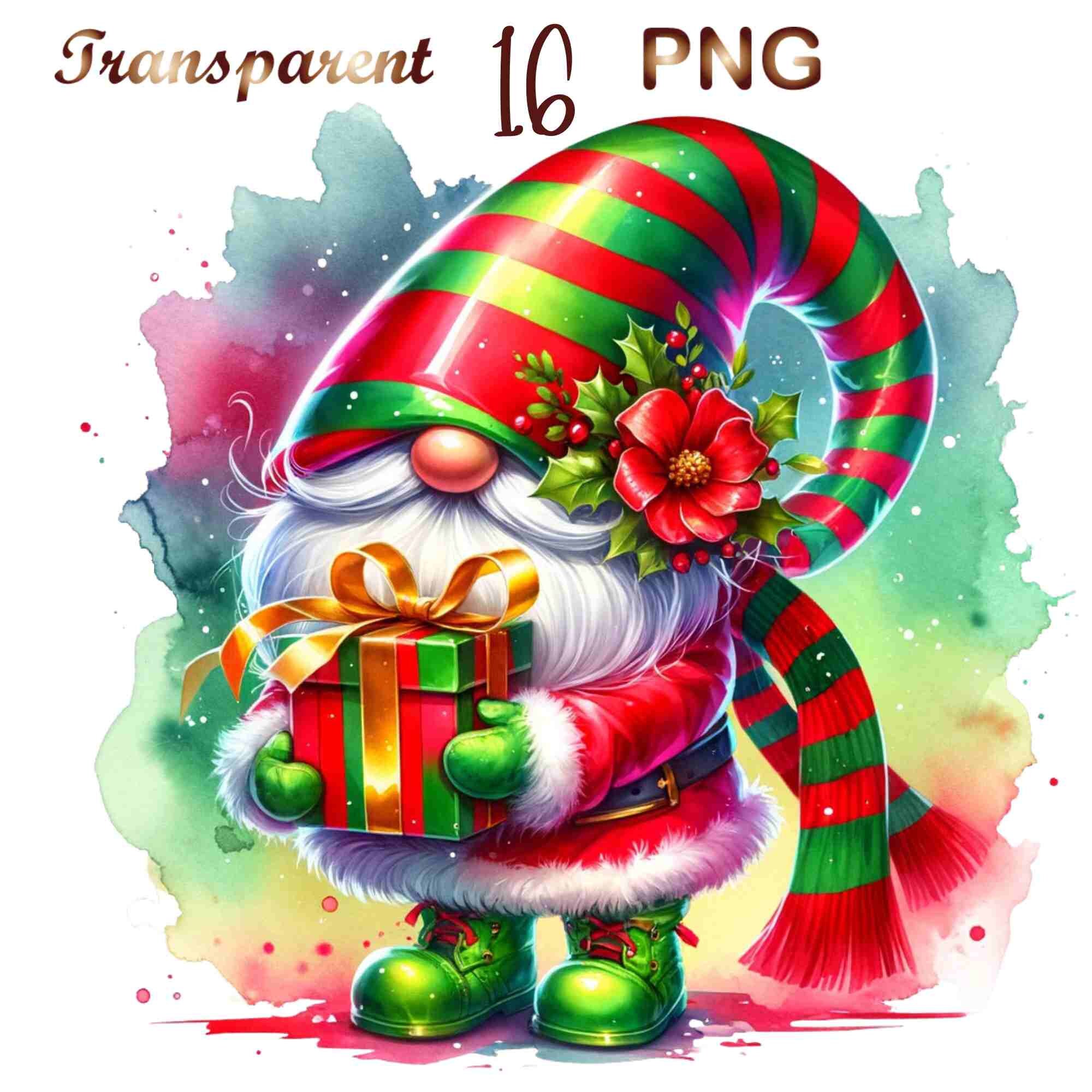 16 Cute Gnome Christmas,gnome Clipart Christmas, Gnome Christmas, Cute ...