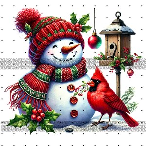 45 PNG Set 2 Christmas Red Cardinal Clipart Bundle, Festive Bird ...