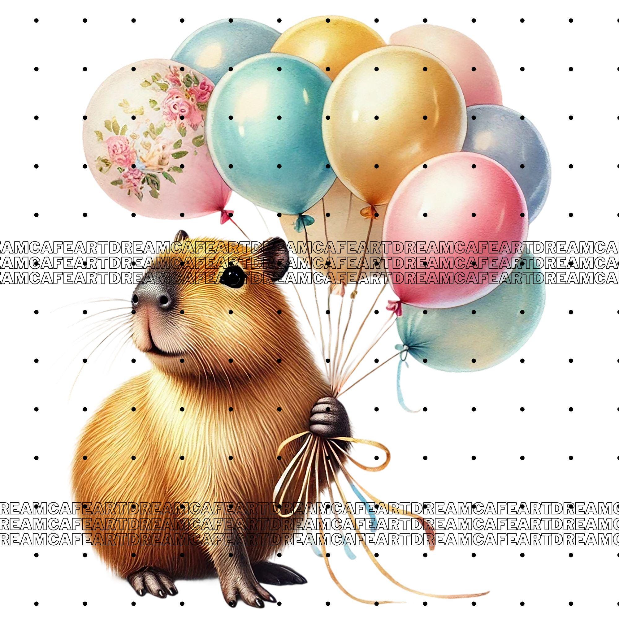35 PNG Capybara Clipart Bundle, Cute Capybaras Art, Cute Capybara ...