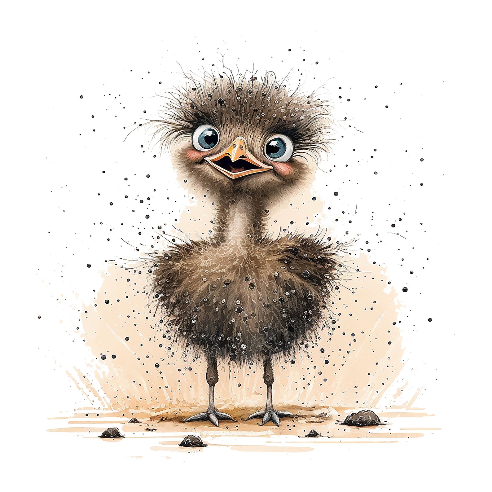 12 Watercolor Safari Baby Animals Png, Safari Animal Png, Safari Baby ...