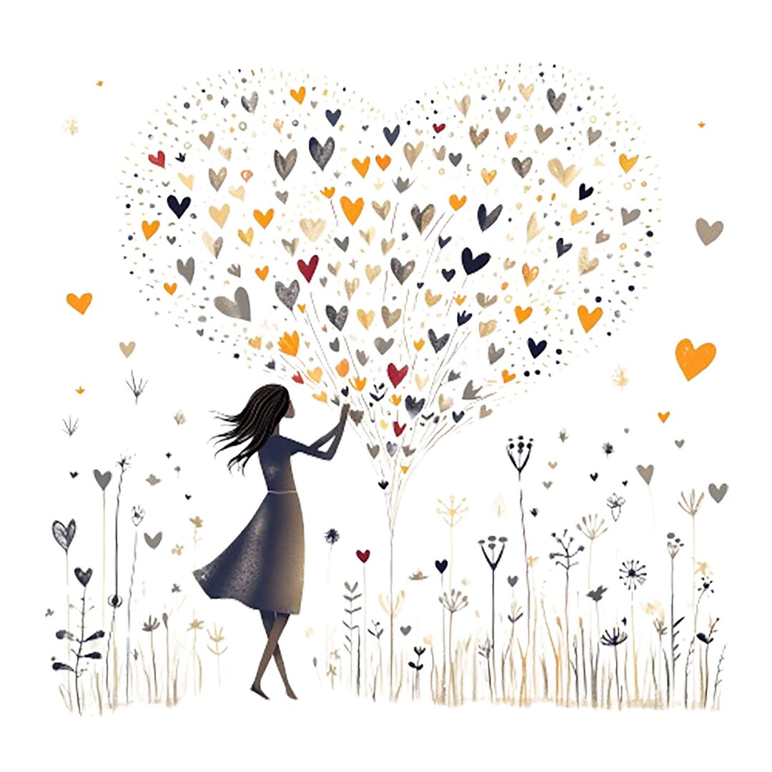 20 PNG, Valentine's Dayclipart Bundle, Heart Valentines Day Clip Art ...