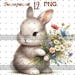 8 Bunny Png, Bunnies Clipart, Cherry Blossom Clipart,cute Bunny Png ...