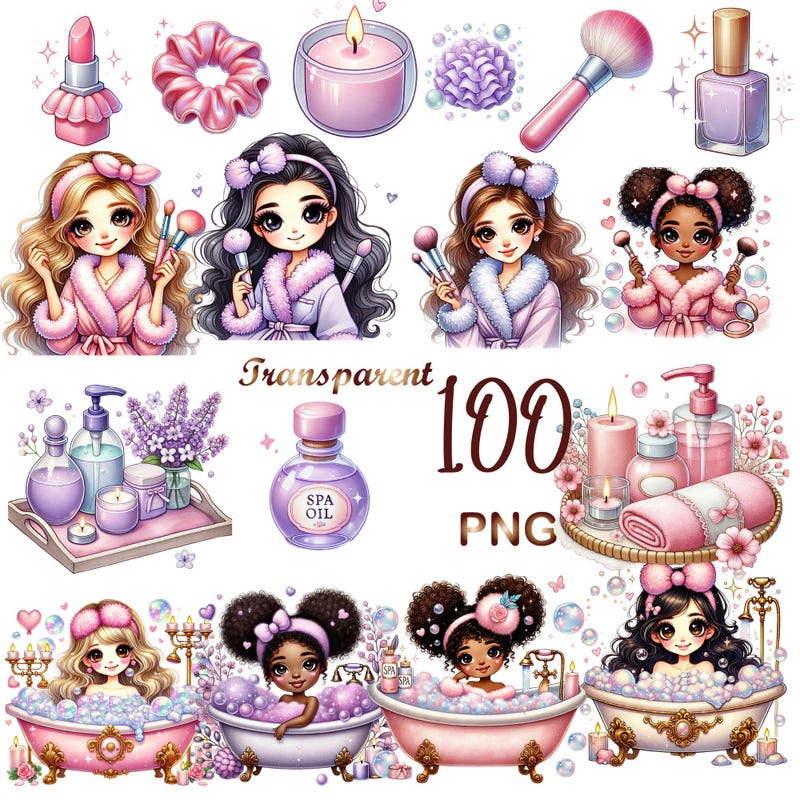 Spa Clip Art - Etsy