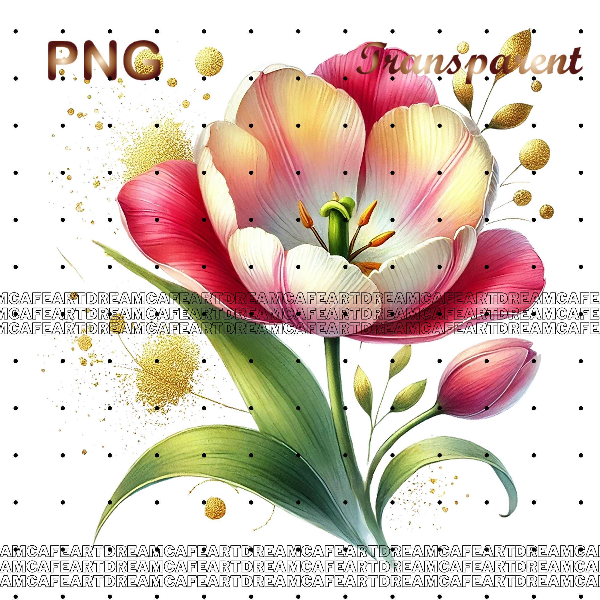 20 PNG Spring Flowers Clipart Bundle, Spring Floral Nature Images ...