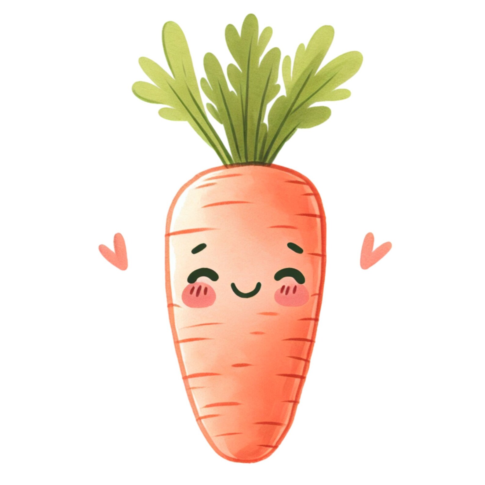 50PNG, Cute Vegetable Clipart Bundle, Watercolor Vegetable Clipart ...