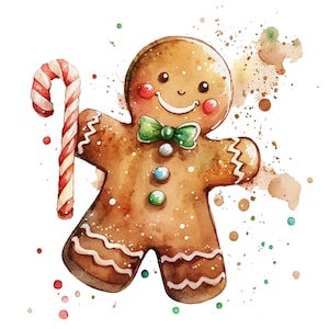 11 Gingerbread PNG, Christmas Clipart, Winter Clipart, Holiday Clipart ...