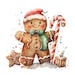 10 Gingerbread PNG, Christmas Clipart, Winter Clipart, Holiday Clipart ...