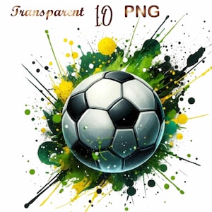 10 Soccer Ball Png,soccer Shoes Png,watercolor Clipart PNG, Soccer ...