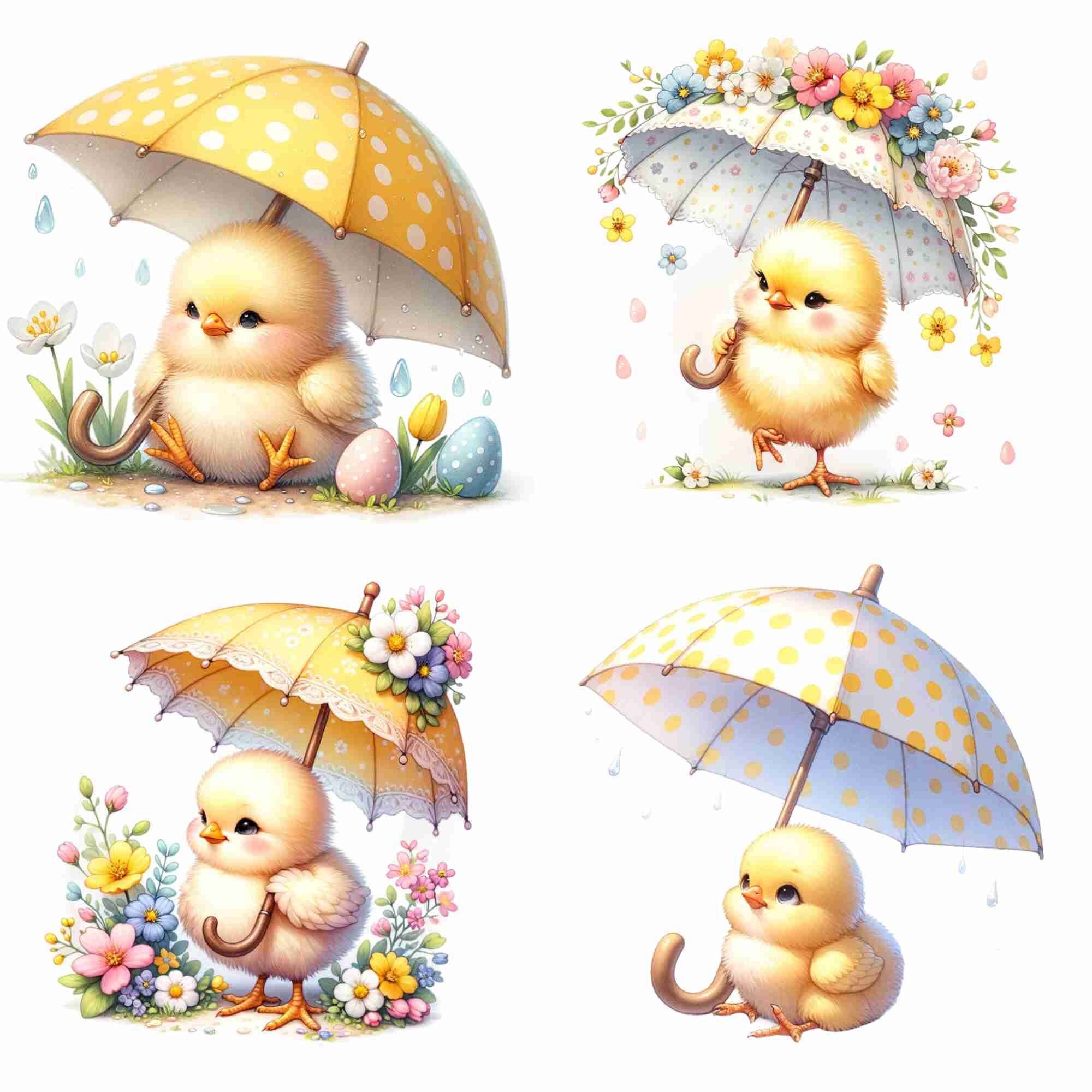 28 Png,easter Chicks Clipart,easter Bundle Clipart,easter Chicken ...