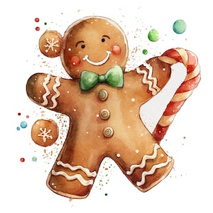 11 Gingerbread PNG, Christmas Clipart, Winter Clipart, Holiday Clipart ...