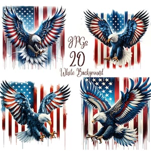 20 JPG, Grunge American Flag and Eagle, Eagle Flag, USA Flag, United ...