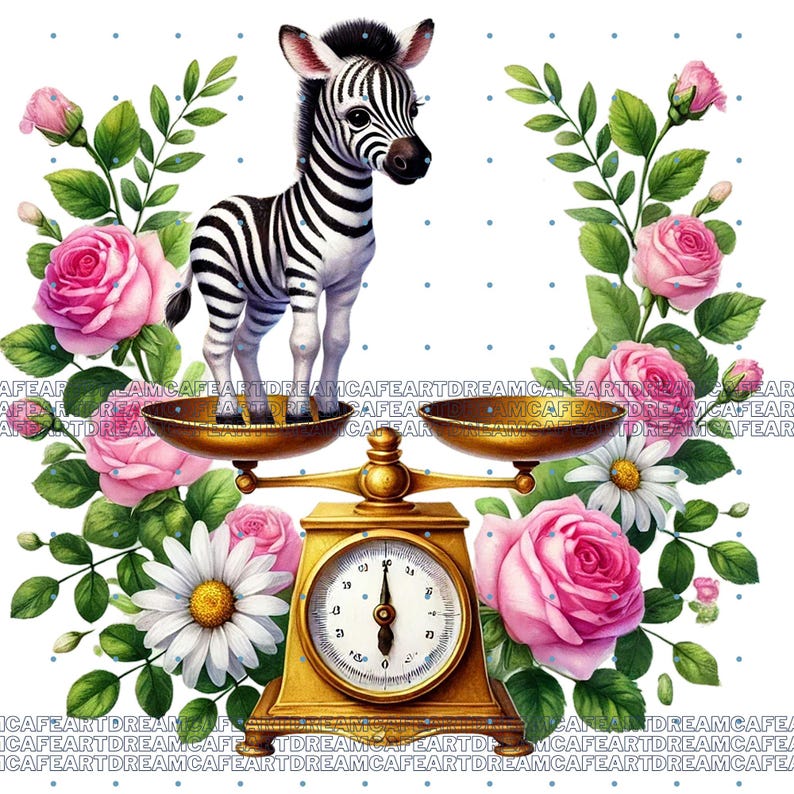24 PNG Weightscale Animals Clipart Bundle, Adorable Animal Scales ...