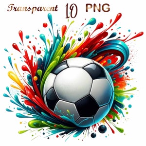 10 Soccer Ball Png,soccer Shoes Png,watercolor Clipart PNG, Soccer ...