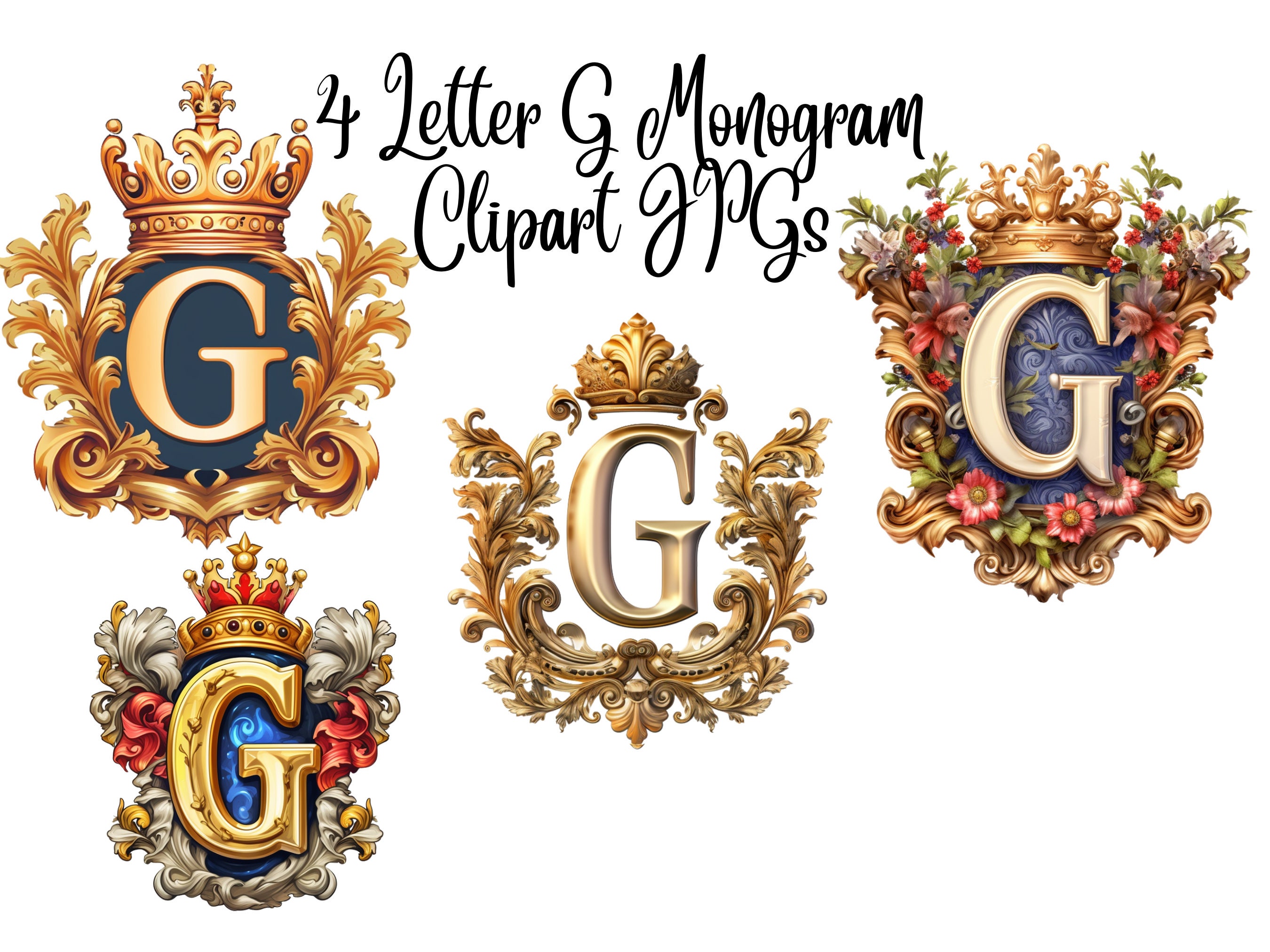 Decorative Letter G Clipart