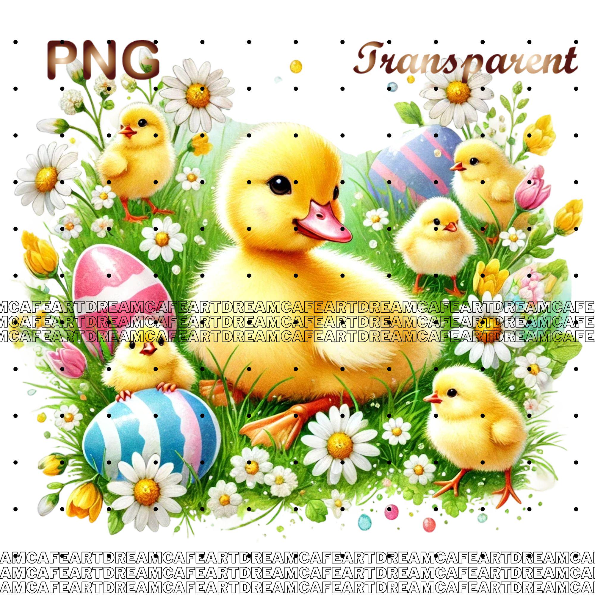 34 PNG Easter Duck Clipart Bundle, Cute Duck Clipart, Duck PNG, Spring ...