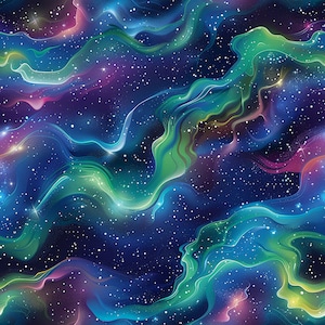 70 Seamless Northern Lights Print,seamless Northern Lights Design ...