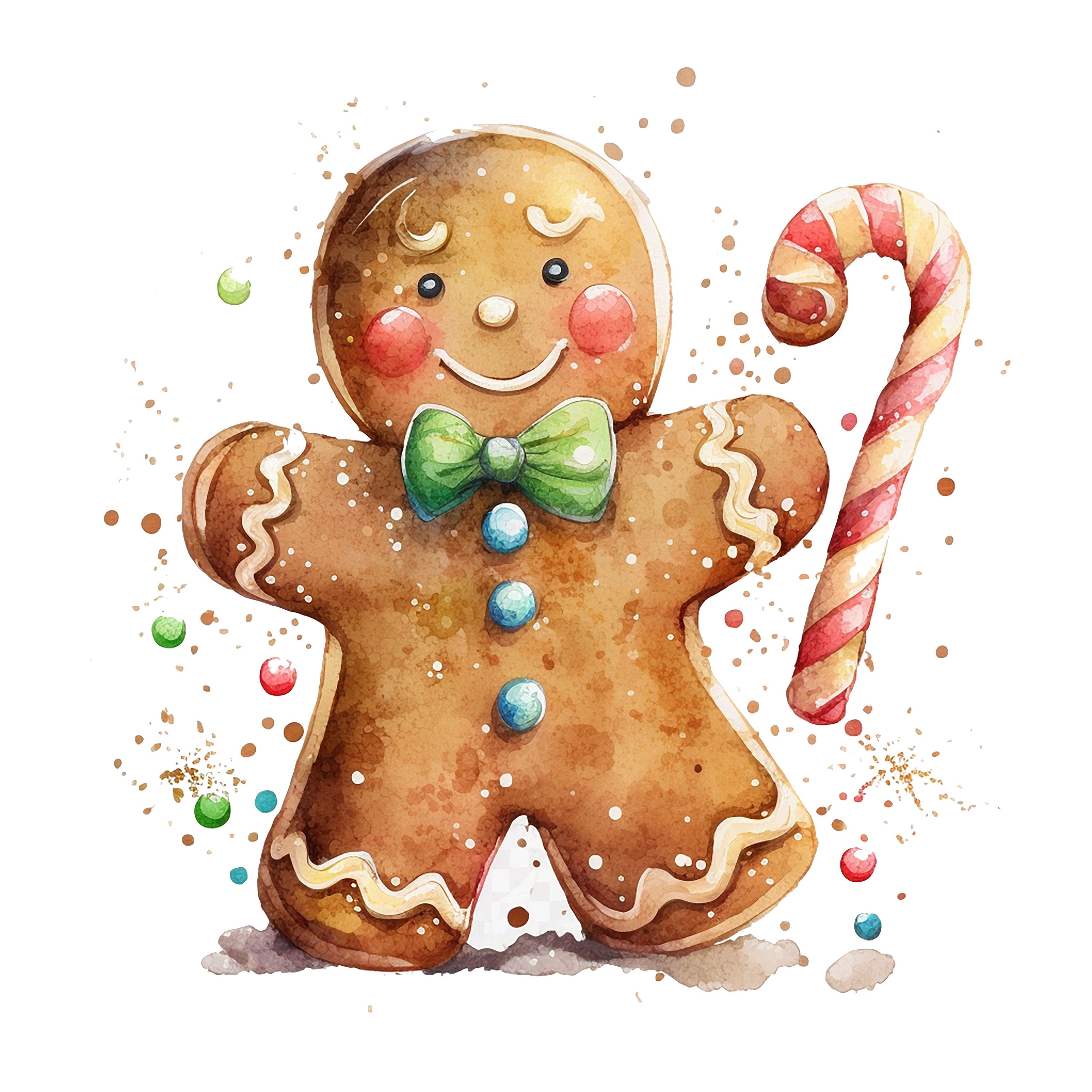 11 Gingerbread PNG, Christmas Clipart, Winter Clipart, Holiday Clipart ...
