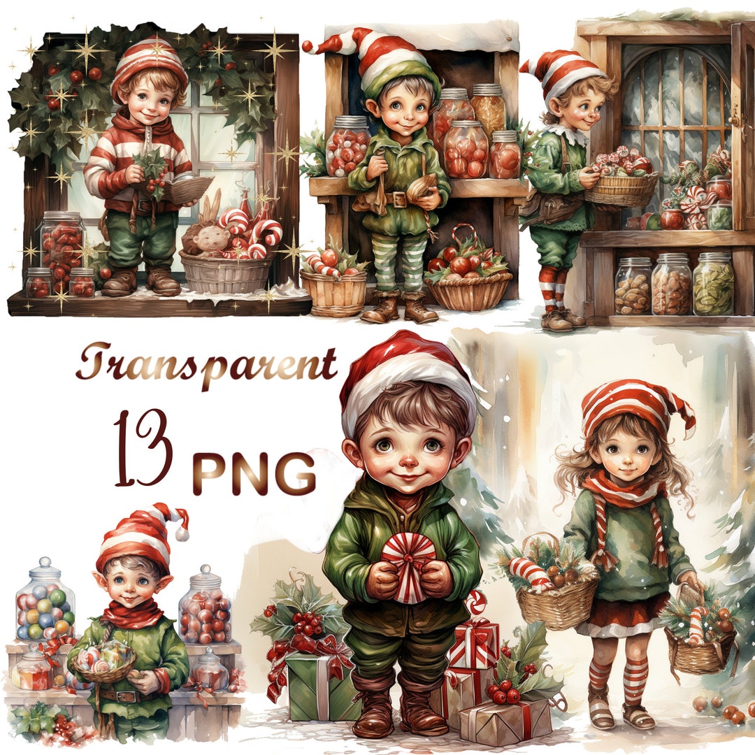13 Christmas Elves Clipart Png, Christmas Elves Clipart,christmas Elves ...