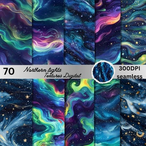 70 Seamless Northern Lights Print,seamless Northern Lights Design ...