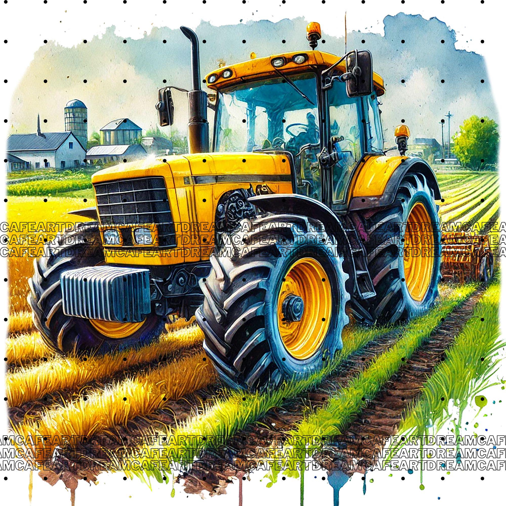 53 PNG Farm Tractors Clipart Bundle, Rustic Tractor Graphics Designs ...